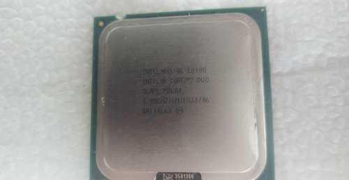 Процессор intel core 2 duo e8400
