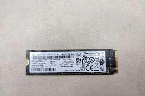 SSD m2 nvme WD 512 Gb