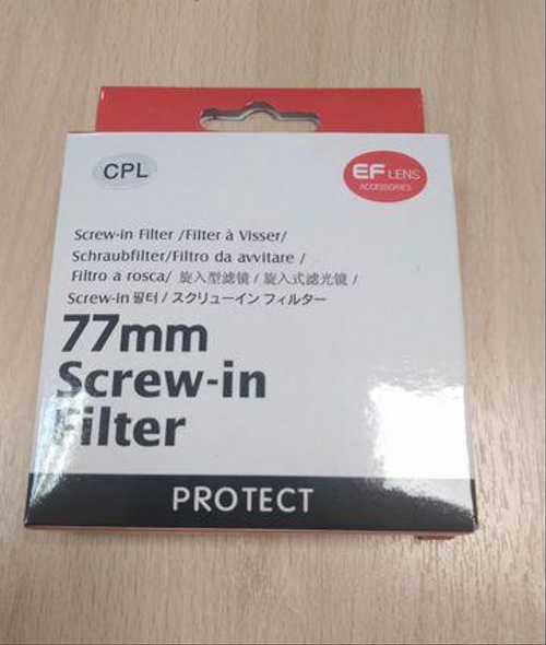 Canon CPL 77mm Filter