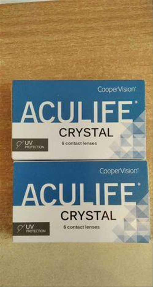 Линзы контактные aculife crystal