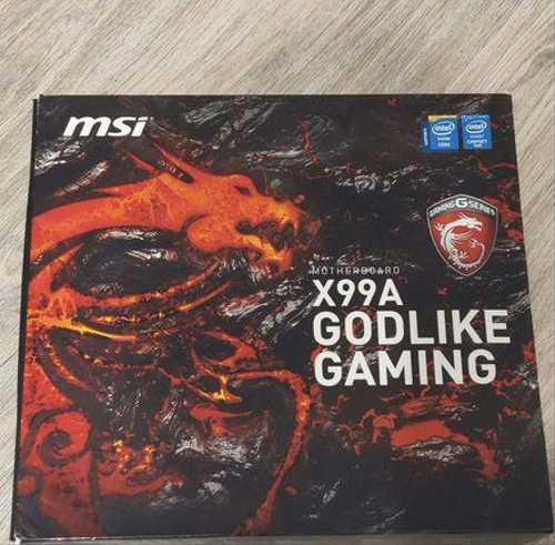 Материнская плата msi godlike gaming x99a