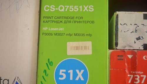 Картридж Cactus CS-Q7551A LJ P3005/M3027/M3035