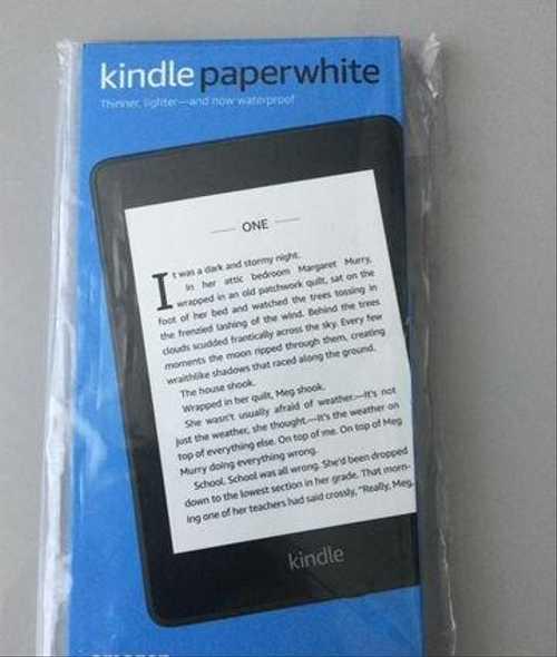 Новая электронная книга Amazon Kindle Paperwhite