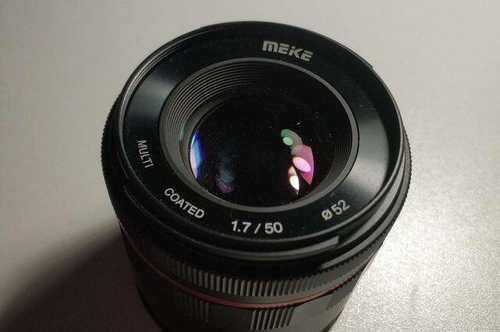 Объектив Meike 50mm f/1.7 Sony E