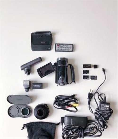 Видеокамера sony HDR-CX12 с набором из 8-ми акссес