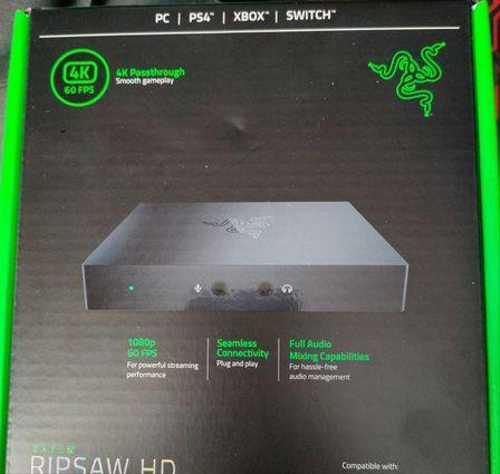 Карта видеозахвата Razer Ripsaw HD