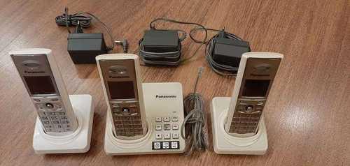 Радиотелефон Panasonic KX-TG8225RU с доп трубками