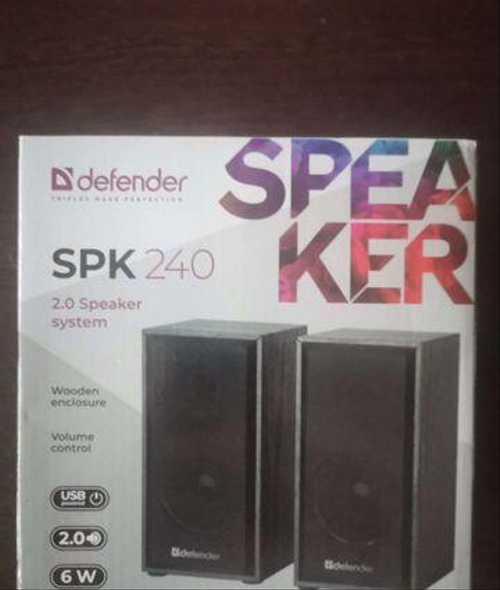 Колонки defender spk 240. Колонки звуковые SPK-240 65224. Defender SPK 240 размер динамиков. Стукают колонки Defender SPK 240.