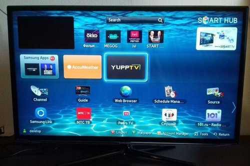 Телевизор 40" Samsung UE40ES6307U, Smart TV, 3D