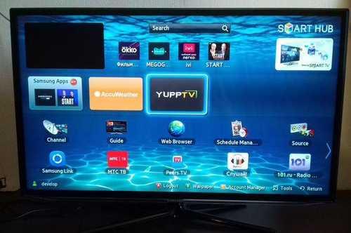 Телевизор 40" Samsung UE40ES6307U, Smart TV, 3D