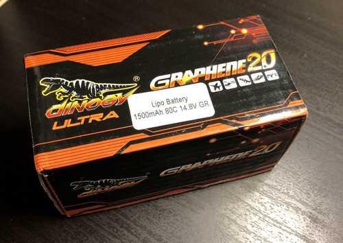 Lipo аккумулятор 4s 14.8V 80c 1500mah