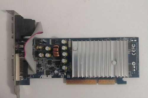 Видеокарта AGP asus GeForce N6200/TD/256M/A