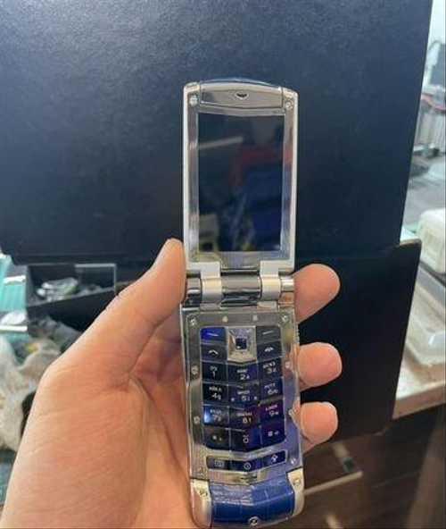 Телефон Vertu Ayxta Pure Blue Saphire редкая модел