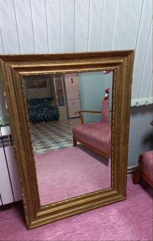 Зеркало старинное в раме,антикварное