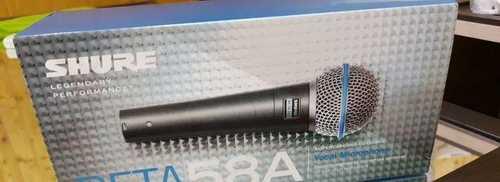 Студийный динамический микрофон shure beta 58a