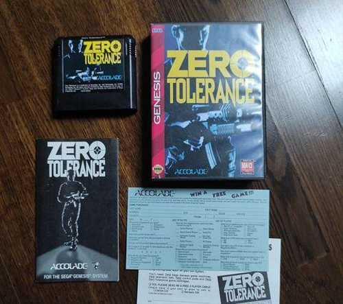 Игра для Sega Mega Drive/Genesis Zero Tolerance