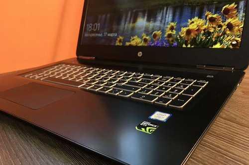 Ноутбук HP Pavilion17-IntelCorei7-GTX1050 ab326ur