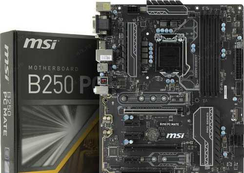 Отличная плата под LGA 1151: MSI B250 PC Mate