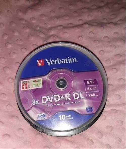 Болванки Verbatim DVD-R 8.5 gb