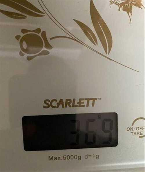 Кухонные весы Scarlett