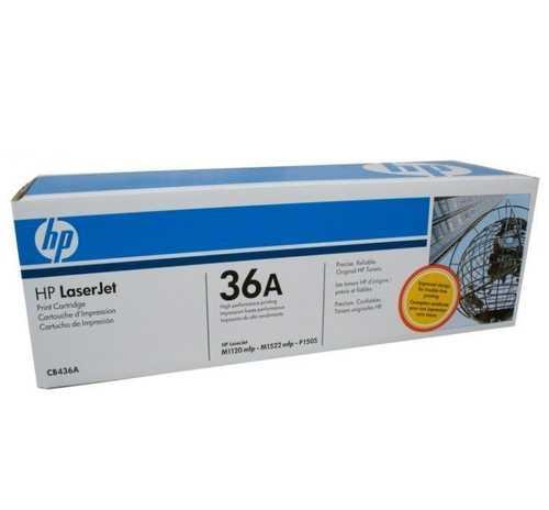 Картридж HP 36A (CB436A) оригинальный новый