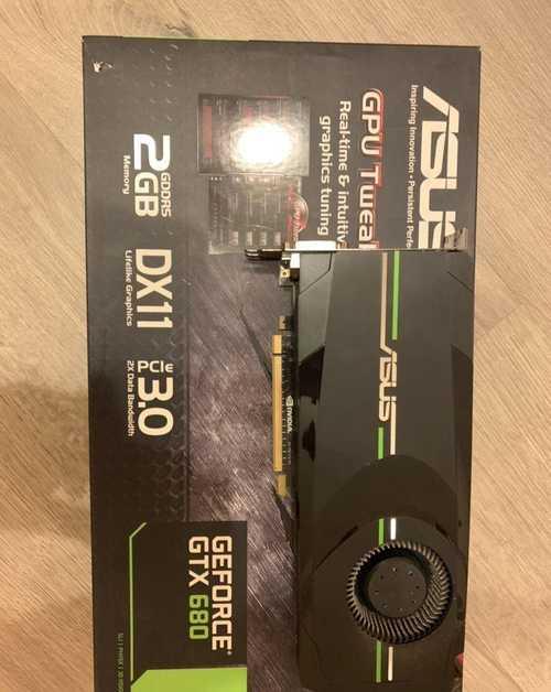 Видеокарта asus GTX680-2GD5