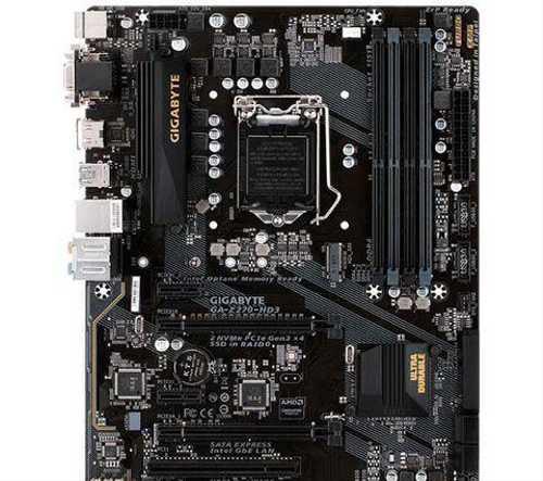 Gigabyte GA-Z270-HD3+intel pent g4560 +кулер