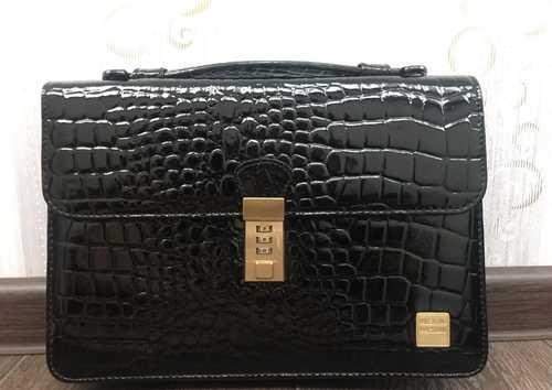 Новый кожаный клатч (барсетка) valentino marudini