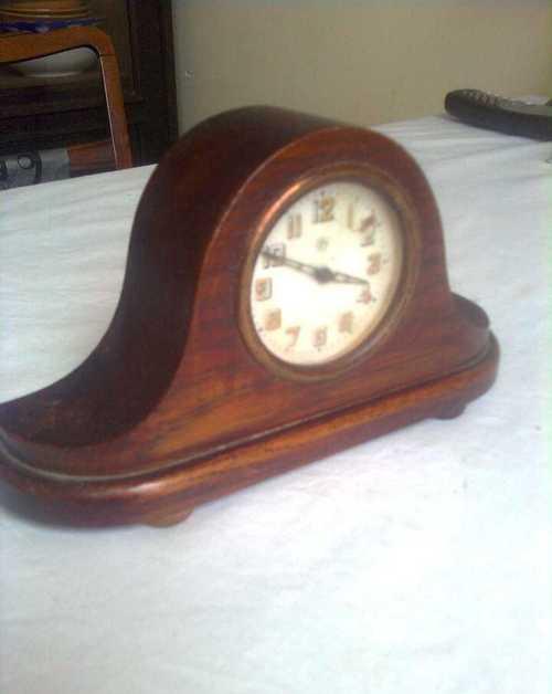 Часы будильник старинные J Unghaus (Германия)