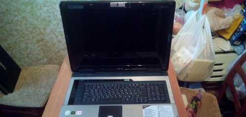 Acer aspire 9800 с огромным экраном 20 дюймов