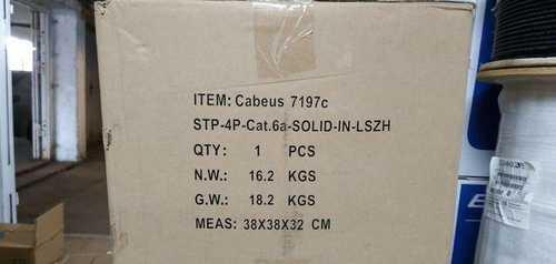 Cabeus STP-4P-Cat.6a-solid-IN-lszh 6a экранированн