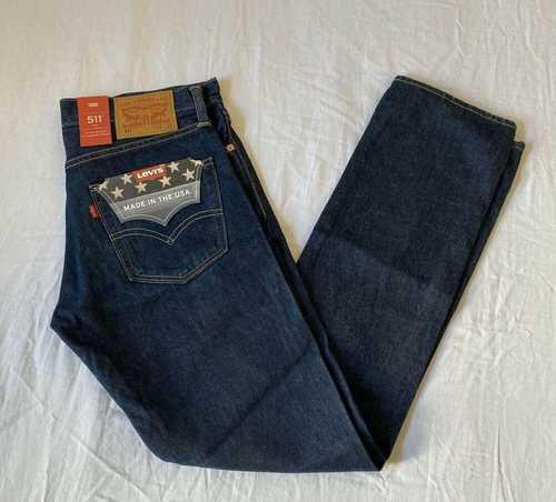 Levi's 511 Selvedge, White Oak. Made In USA