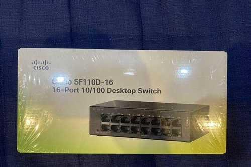 Коммутатор (свич) Cisco SF110D-16-EU
