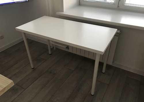 Стол письменный икеа, белый 120x60 см