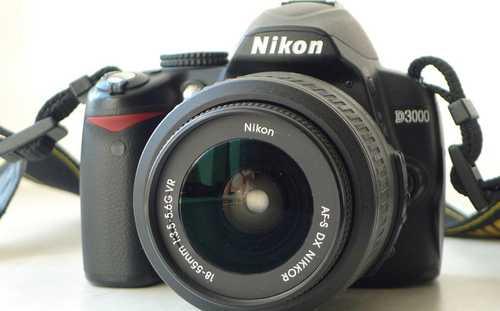 Nikon D3000 kit 18-55 G VR