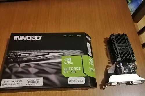 Видеокарта GeForce GT710 на гарантии