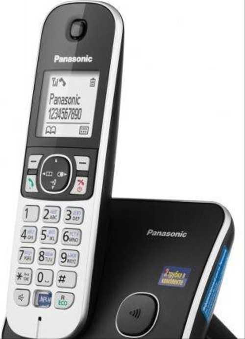 Dect Panasonic KX-TG6812RUB Black