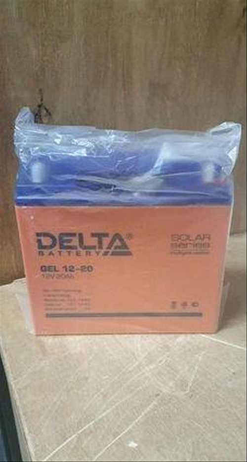 Аккумулятор акб Delta 12-20 gel