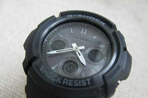 Часы Casio G-Shock AWG-M100B-1A новые Ростест
