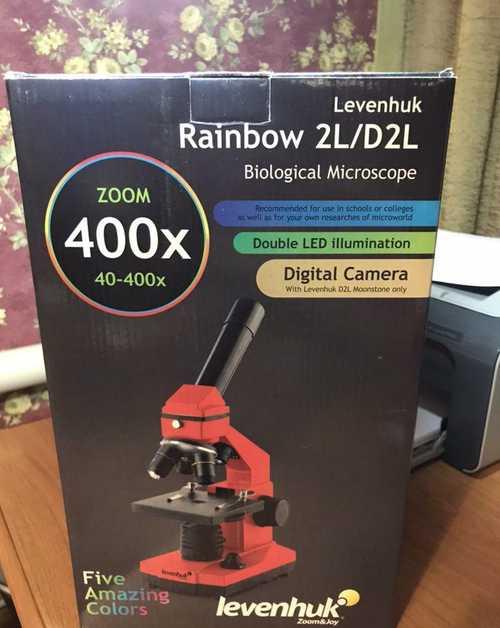 Микроскоп levenhuk rainbow 2l