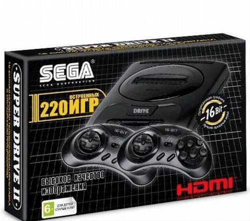 Игровая приставка sega 16bit 220игр+разьем hdmi