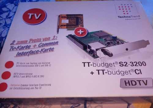 Спутниковая DVB-S/S2 Technotrand TTbudget S2-3200