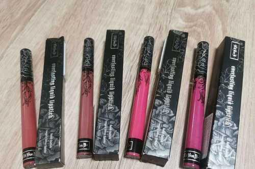 Kat Von D матовые помады, 4 оттенка