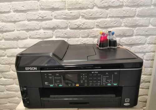 Мфу с снпч Epson work force wf 7510