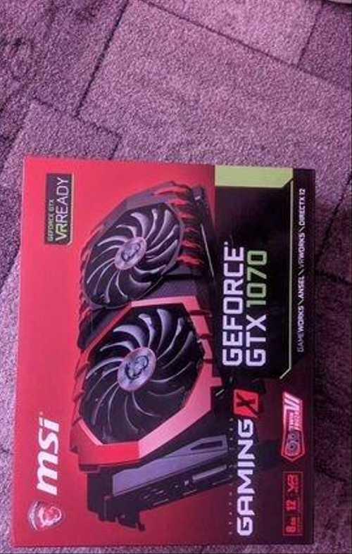 MSI GTX 1070 gaming X 8G