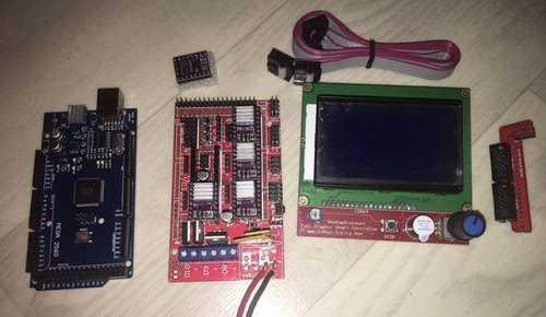 Комплект Ramps 1.4+Arduino Mega 2560+Драйвера DRV8