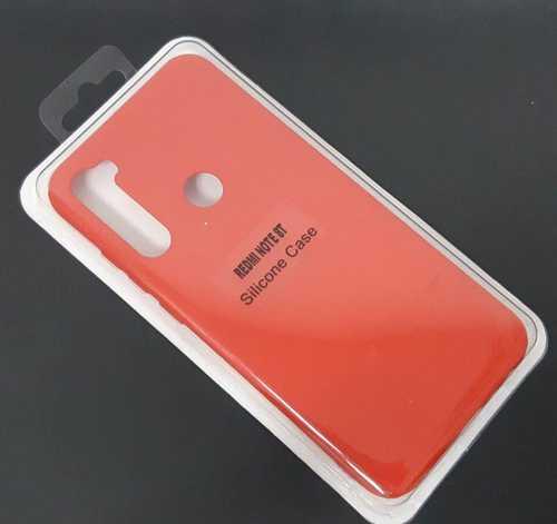 Силиконовый чехол на Xiaomi Redmi Note 8T красный