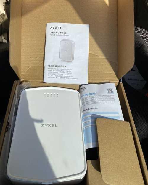 Модем zyxel LTE7240-M403 2G/3G/4G