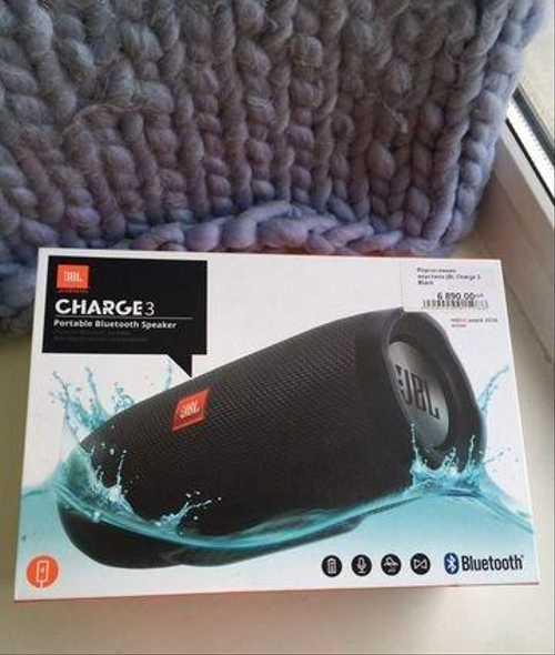 Оригинальная коробка от JBL Charge 3