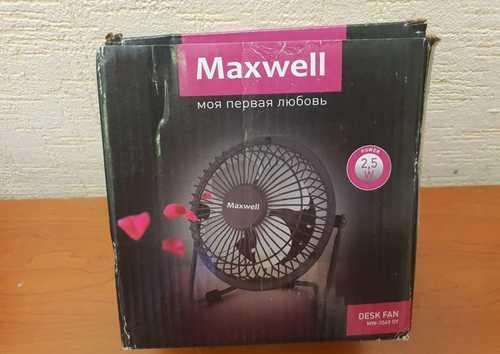 Новый настольный вентилятор Maxwell MW-3549